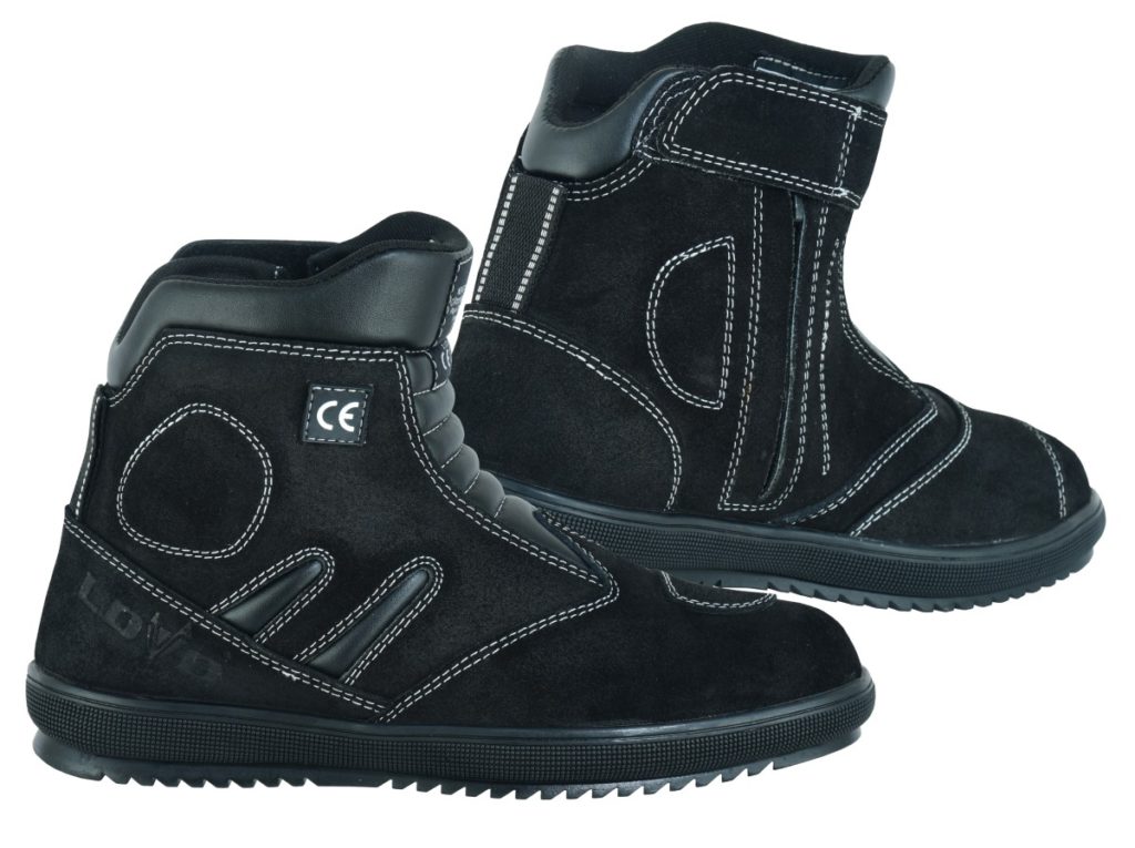 LvT66E-Street, Botas sneaker para moto con suela efecto desgastado ...